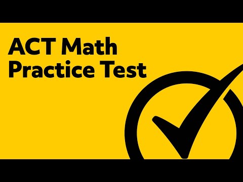 ACT Math Practice Test (updated 2022)