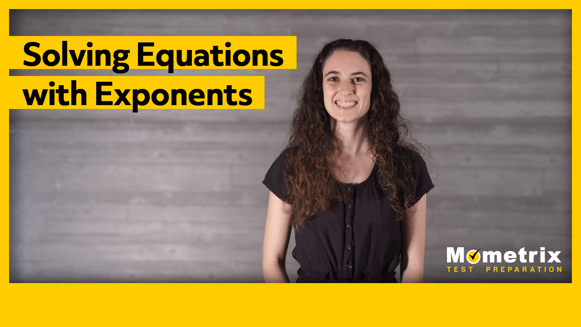 Solving Equations With Exponents Video Practice 