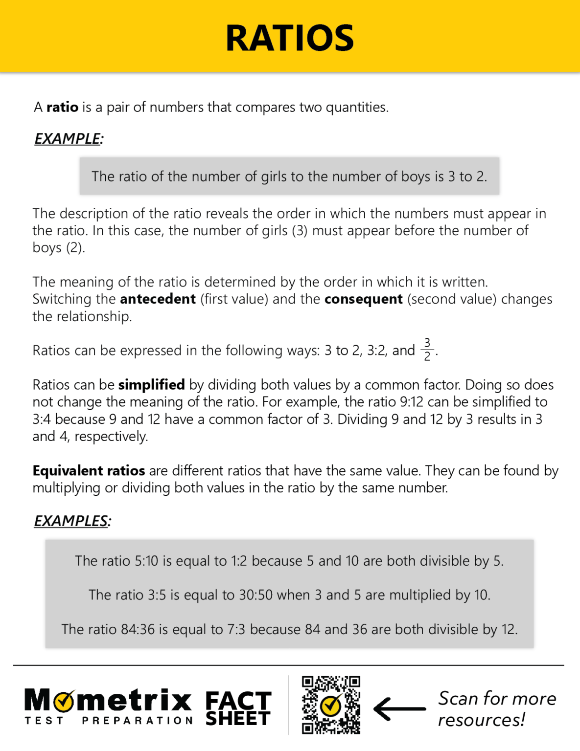What is a Ratio? (Video & Practice Questions)