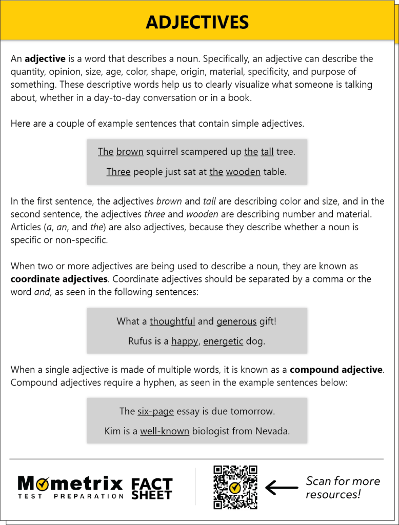 Crafting Vivid Descriptions: The Power of Adjectives (Video & FAQ)