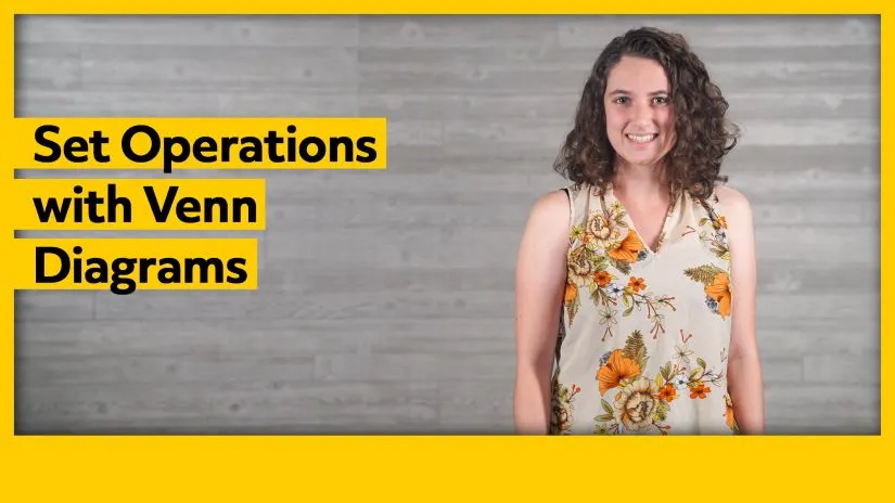 Set Operations with Venn Diagrams (Video)